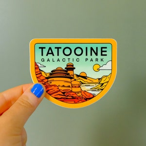 Tatooine Star Wars Sticker National Park Gift Star Wars Sticker Jabba ...