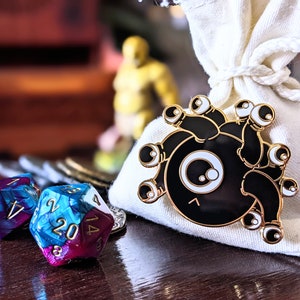 Chibi Beholder Enamel Pin Dungeons and Dragons Gift Cute Dnd Art D&D ...
