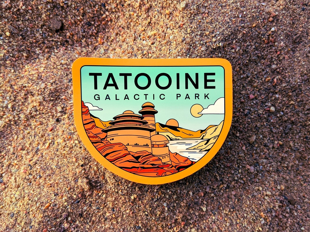Tatooine Star Wars Sticker National Park Gift Star Wars Sticker Jabba ...