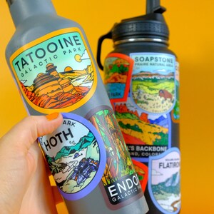 Tatooine Star Wars Sticker National Park Gift Star Wars Sticker Jabba ...