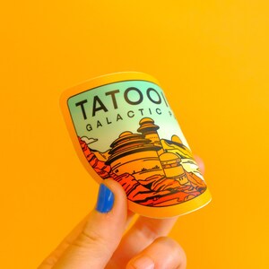Tatooine Star Wars Sticker National Park Gift Star Wars Sticker Jabba ...