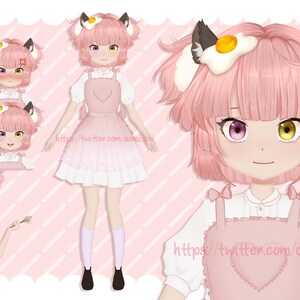 Vtuber Model for Adoption illustration & Rigging - Etsy