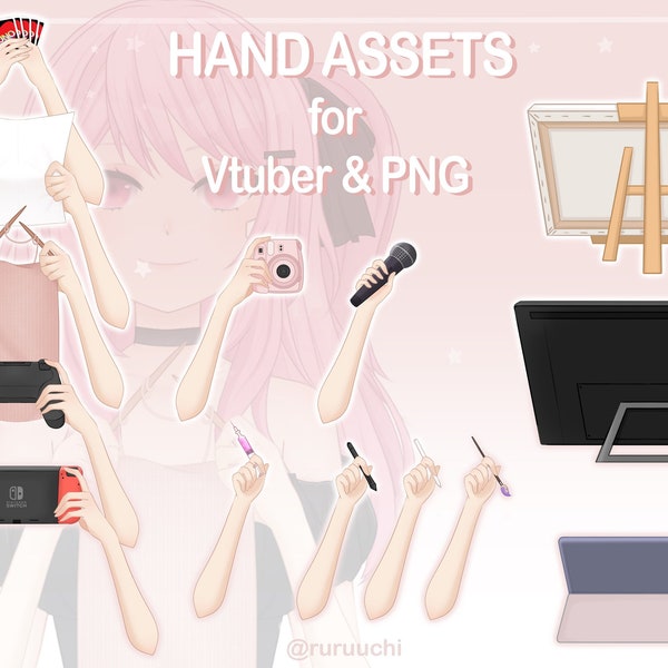 Vtuber Hand Asset - Etsy