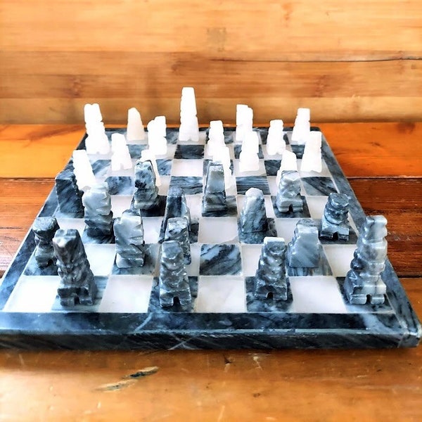 Stone Chess Set - Etsy