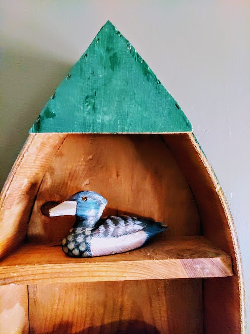 Vintage Large Hand-crafted Wooden Boat Shelf Rustic Retro - Etsy
