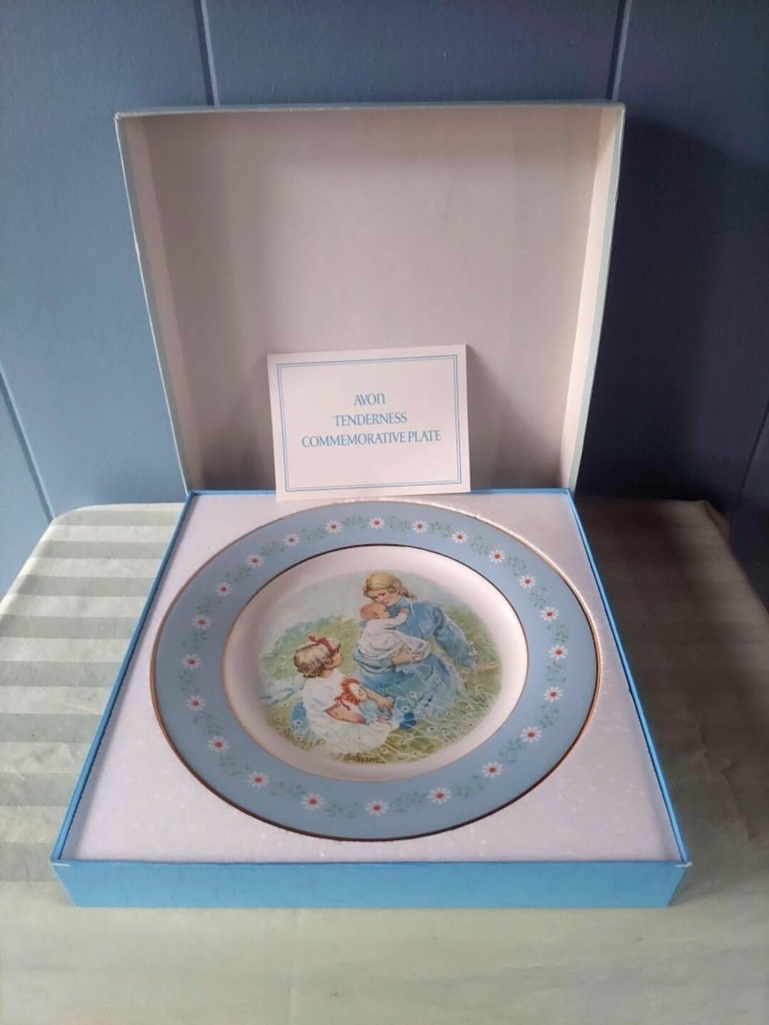 Avon Tenderness Commemorative Plate 1974, Avon Collectable Plate ...