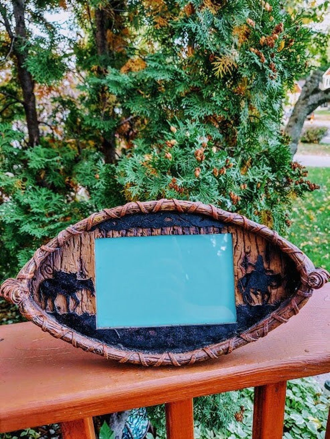 Vintage Rustic Western Picture Frame - Retro Cowboy Picture Frame - Etsy