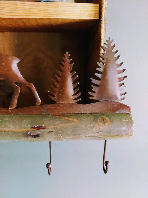 Vintage Large Hand-crafted Wooden Boat Shelf Rustic Retro - Etsy