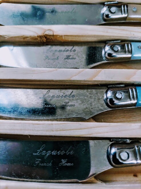 Vintage French Knives 4 La Baroque Dinner Knives and 4 La | Etsy