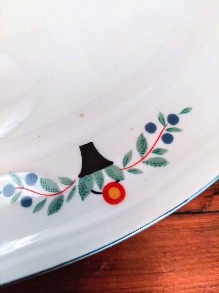 Vintage ONEIDA farm Friends Pattern Oval Stoneware - Etsy