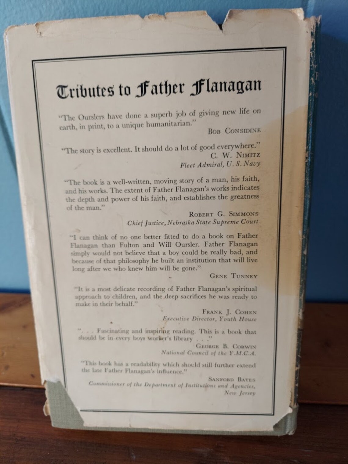 FATHER FLANNAGAN of Boys Town 1949 by Fulton Oursler and Will - Etsy