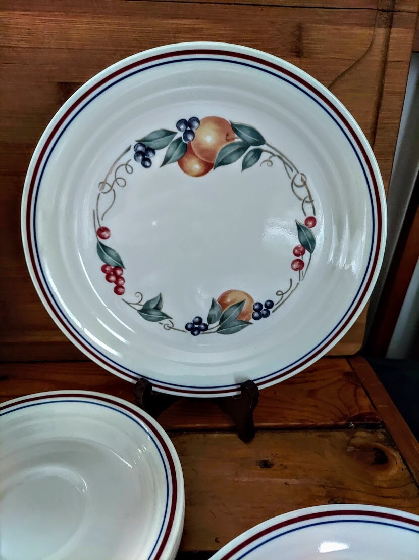 Corelle ABUNDANCE Pattern 16 Piece Set Vintage Corelle Fruit | Etsy