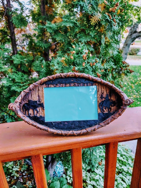 Vintage Rustic Western Picture Frame Retro Cowboy Picture - Etsy