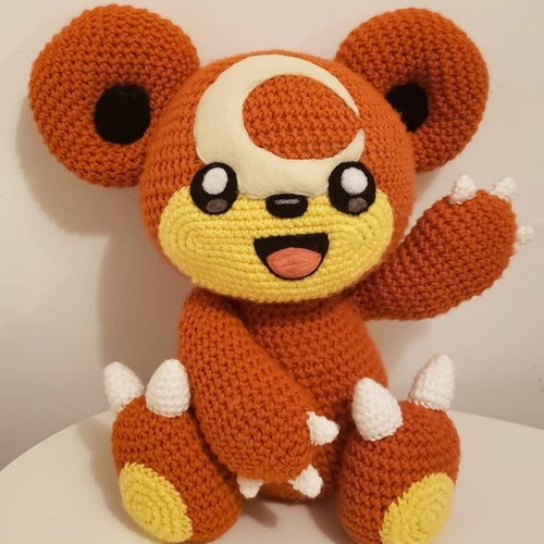 PDF PATTERN for Crochet Growlithe Amigurumi Doll Toy Plushie - Etsy