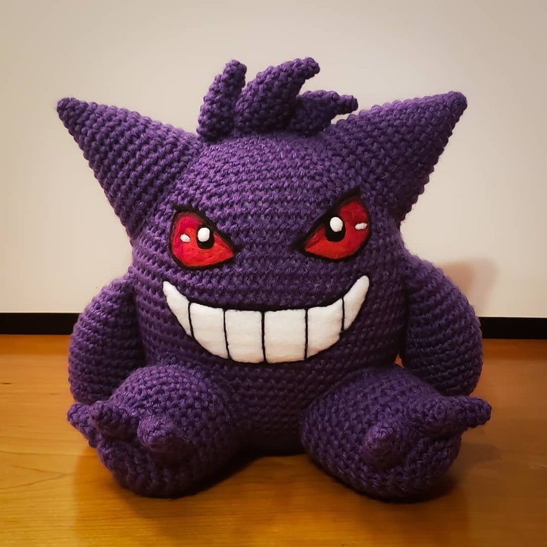 Gengar Crochet Pattern Amigurumi - Etsy
