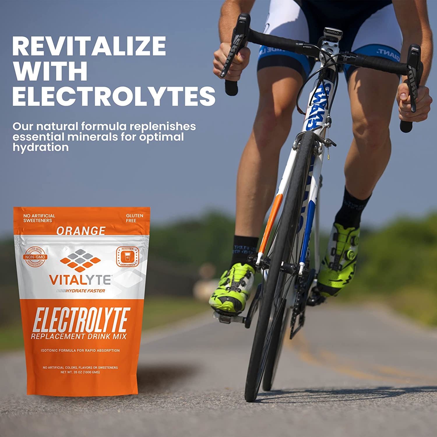 Electrolytes Powder, Drink Mix for Energy Boost & Recovery, Hydration ...