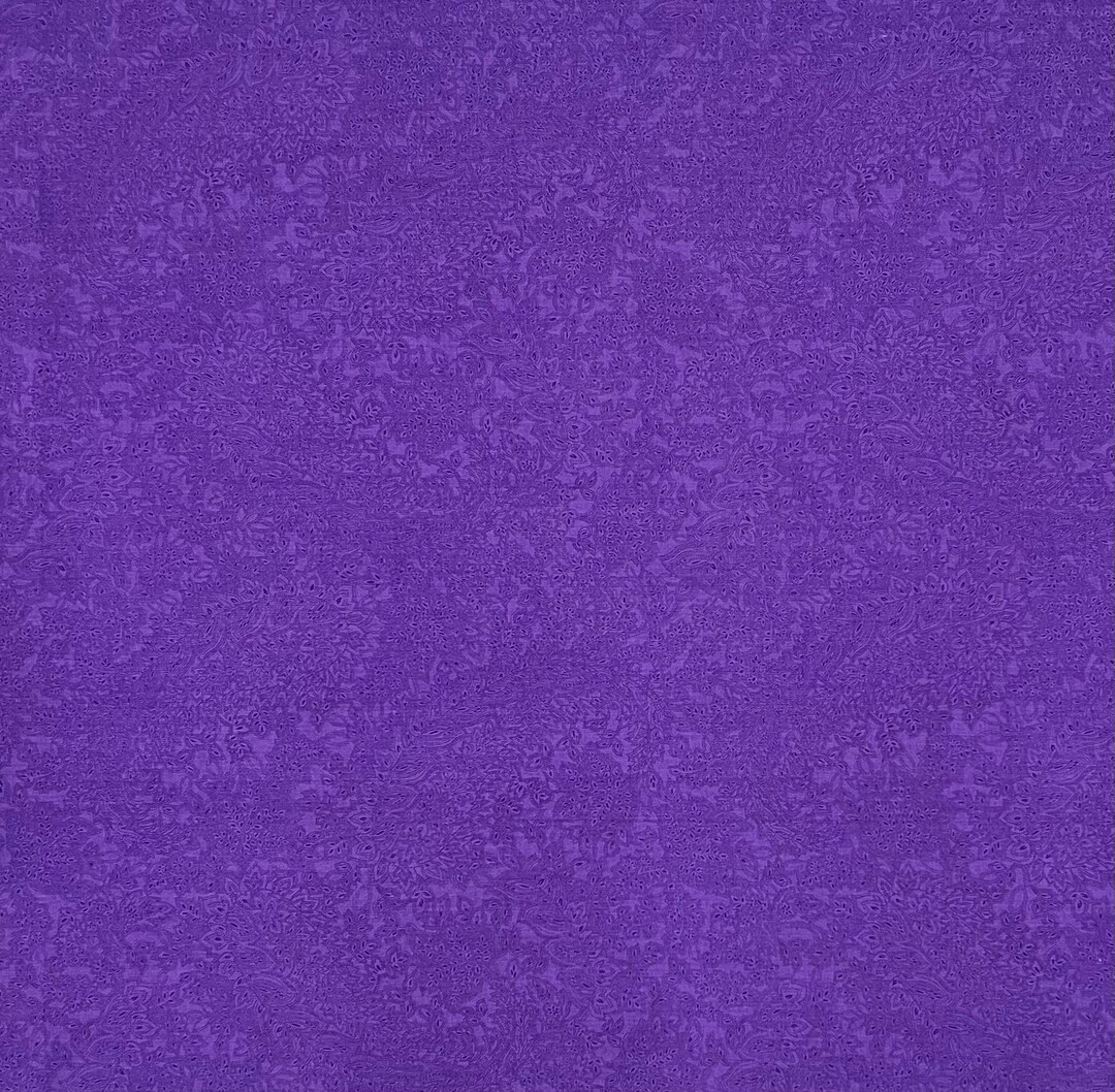 Purple Micro Dot Design Fabric Remnant |1 1/4 Yard Piece | Timeless ...