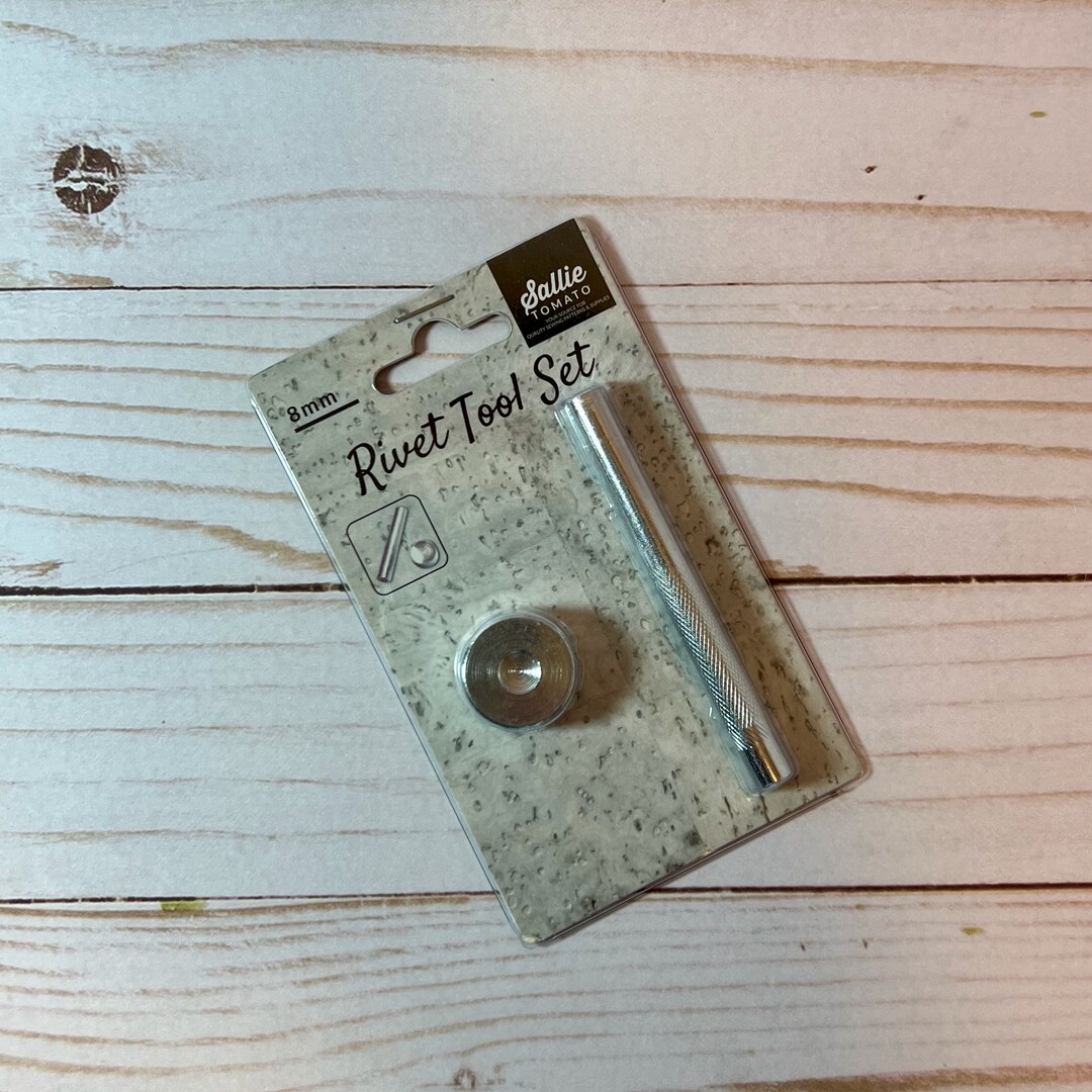 Rivet Tool Set | 8mm Rivet Setter & Anvil - Etsy