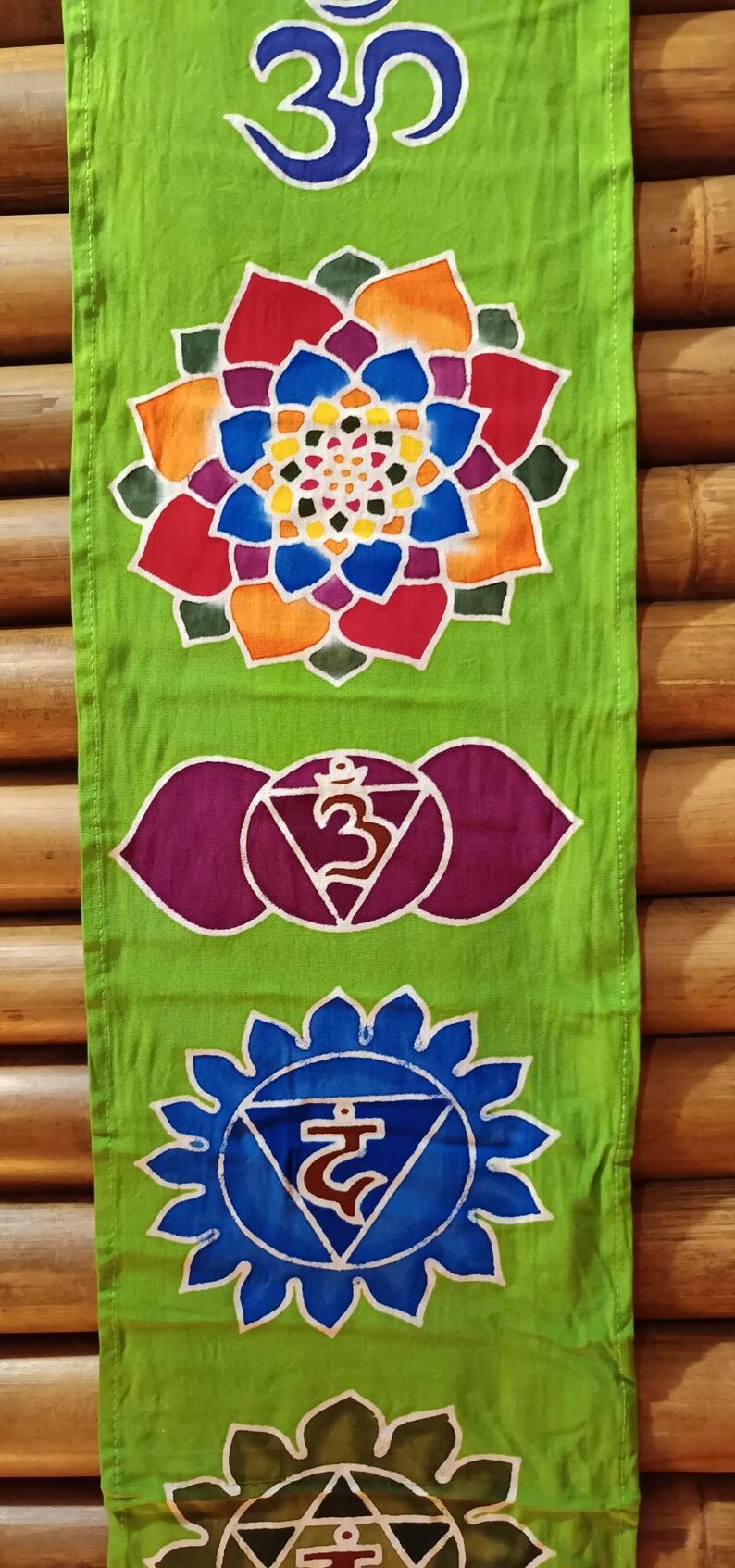 Batik Decoration 7 Chakras. Yoga, Meditation. - Etsy