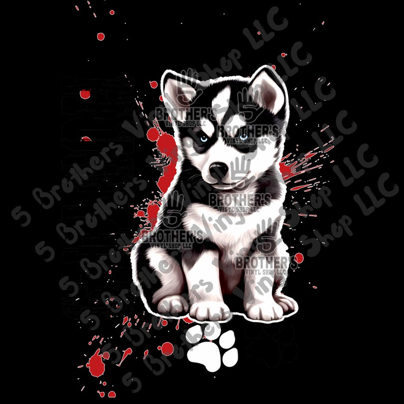 5001 Husky Splatter Png File - Etsy