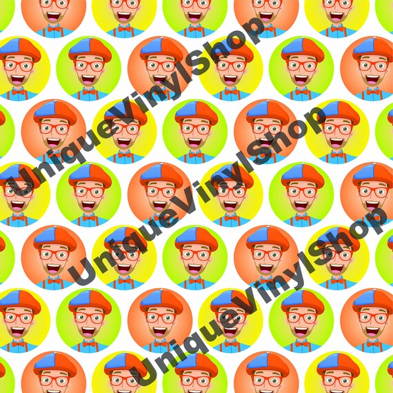 Stickers, Labels & Tags HTV Vinyl Blippi Permanent Adhesive Vinyl ...