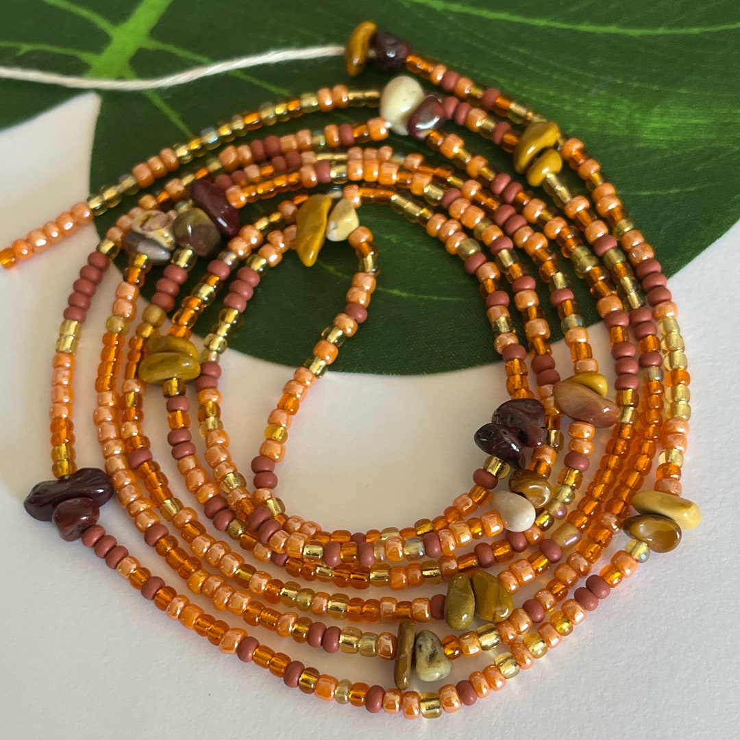 Mookite Waist Bead Waistbeads Crystal Waist Jewellery Beaded Belly ...