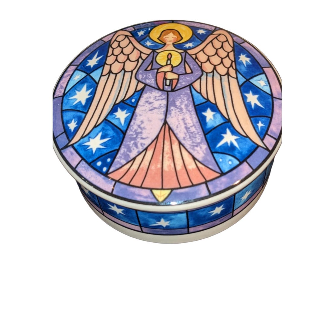 Mikasa Angel Trinket Box – Porcelain Collectible, Holiday Decor - Etsy