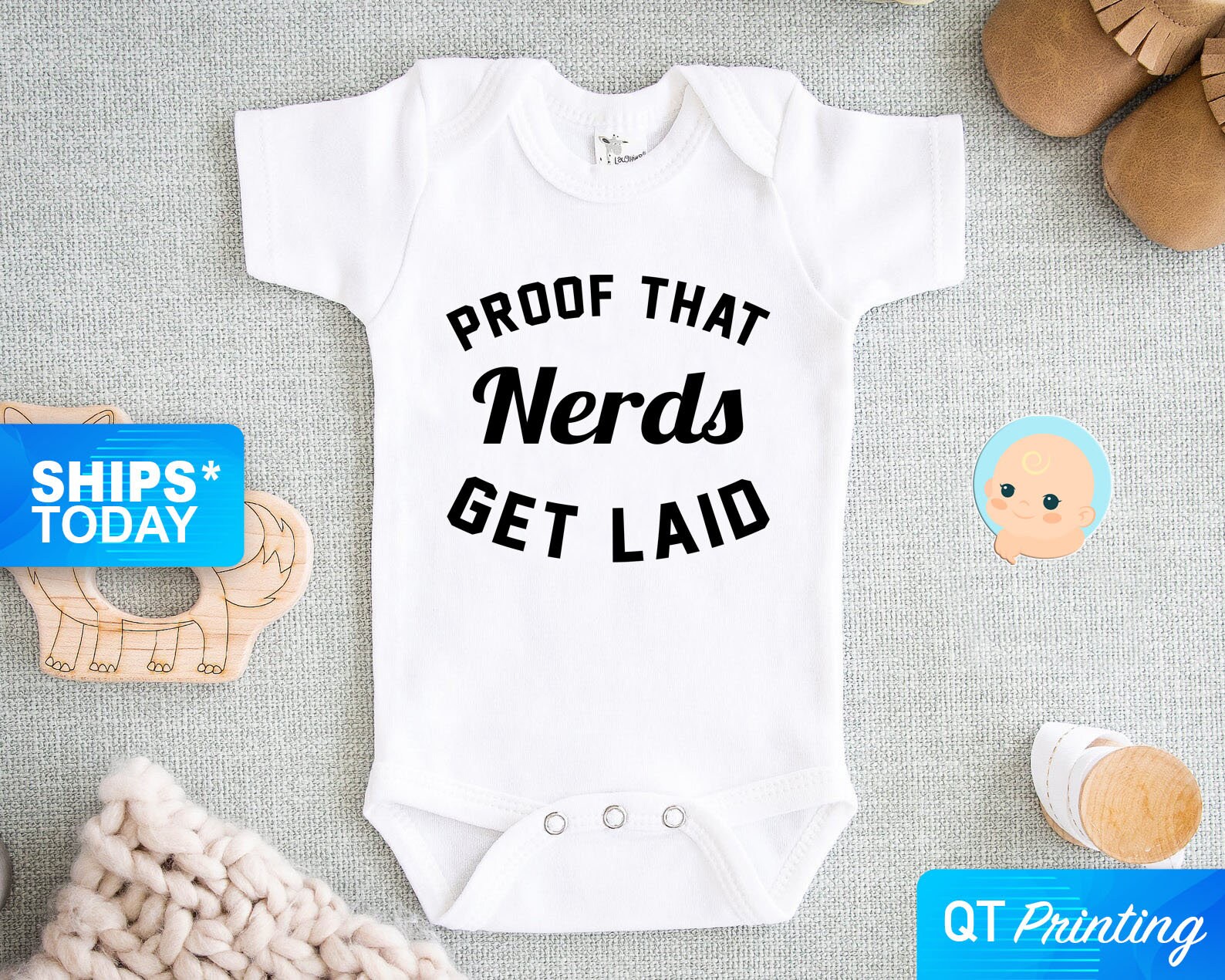 Nerd Baby Gift Nerd Baby Clothes Geek Baby Clothes Geek | Etsy