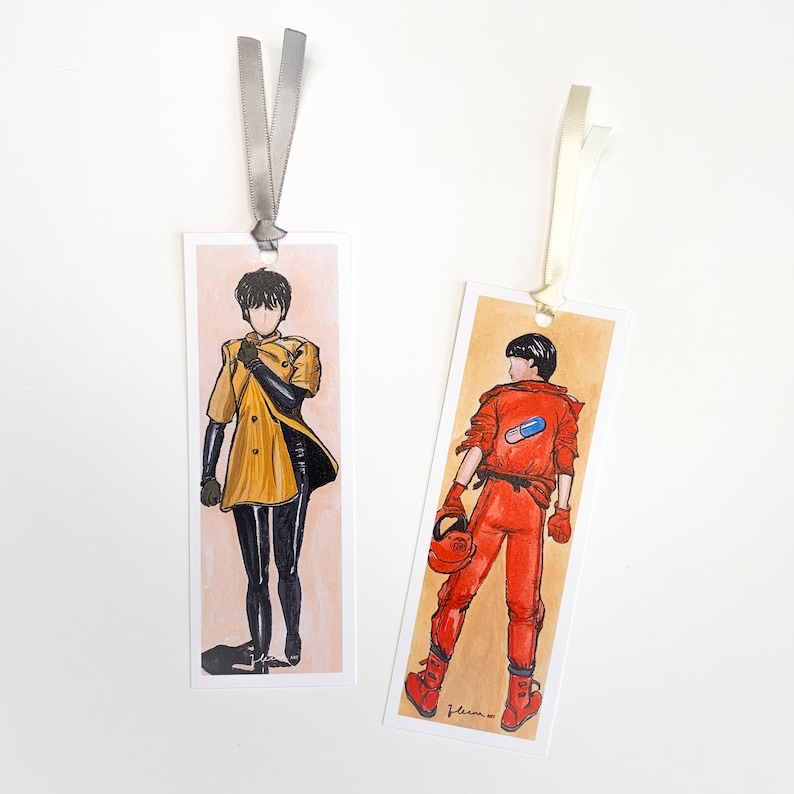 Akira Bookmarks / Kaneda & Kei / Anime / Printed From Original | Etsy