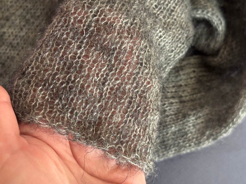 Mohair Long Socks, Slouch Socks, Fuzzy Sheer Mohair Bed Socks, Knitted ...