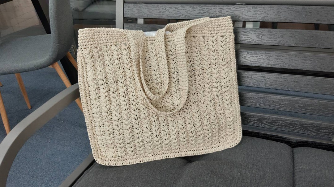Natural Raffia Tote Bag Oversized Beach Woven Bag Large - Etsy