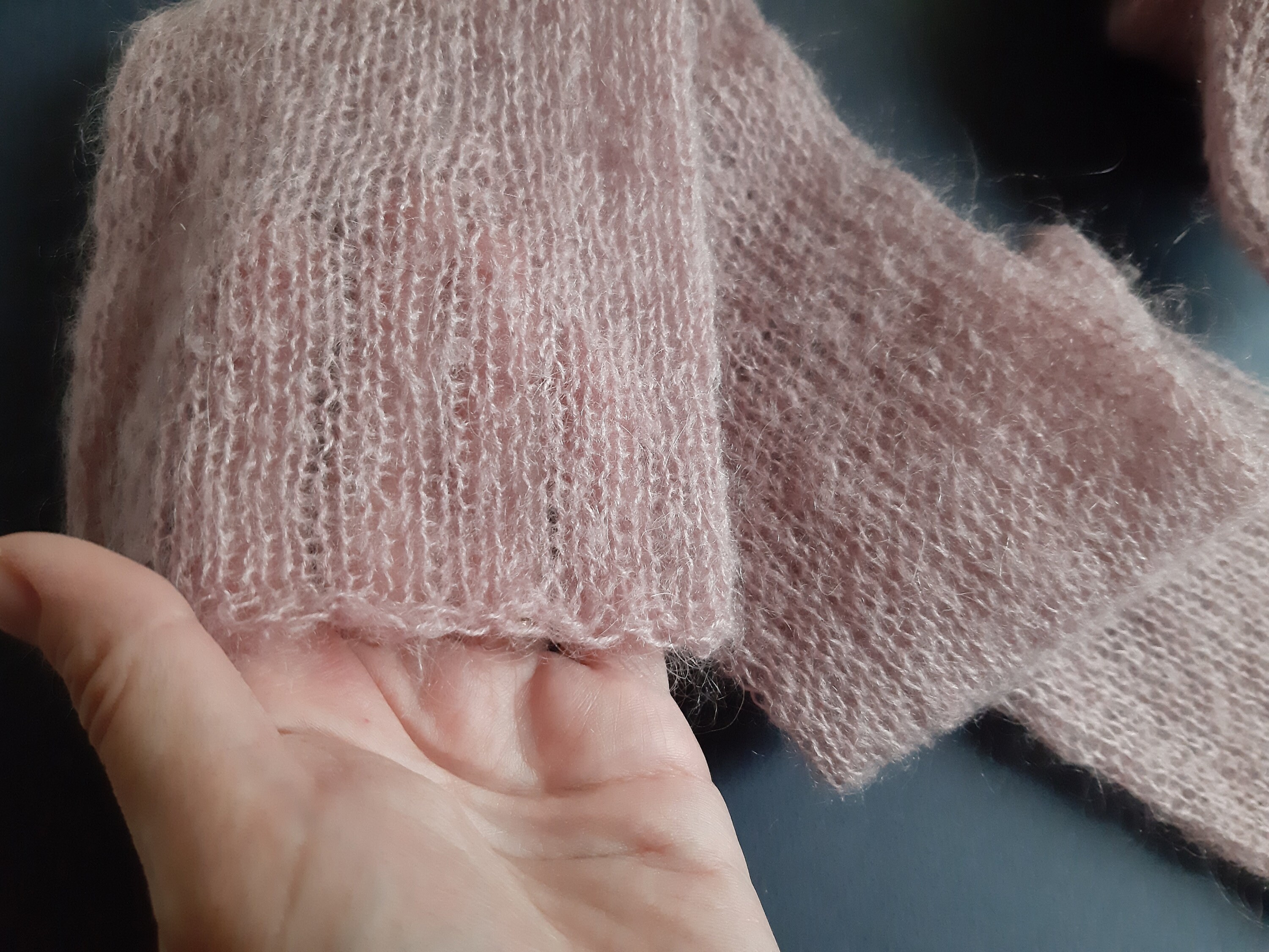 Mohair Long Socks, Slouch Socks, Fuzzy Sheer Mohair Bed Socks, Knitted ...