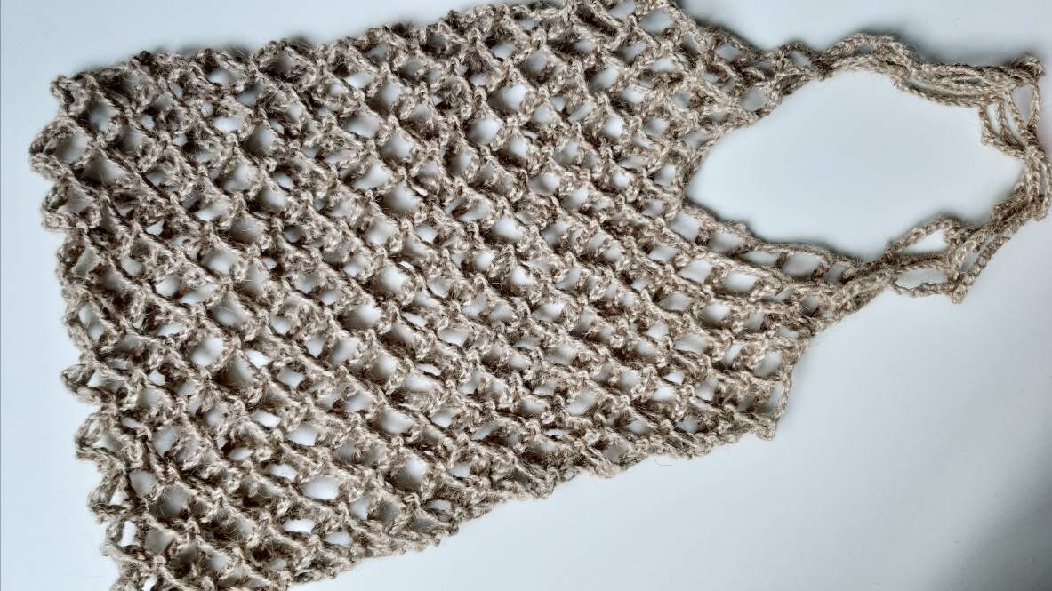 Jute Shopping Net Bag Avoska Reusable Crochet Jute Tote Bag - Etsy