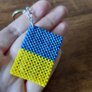 Ukraine Emblem Keychain. Ukraine Flag Keyring. Stand With Ukraine ...