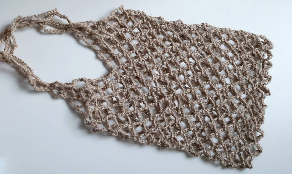 Jute Shopping Net Bag Avoska Reusable Crochet Jute Tote Bag - Etsy