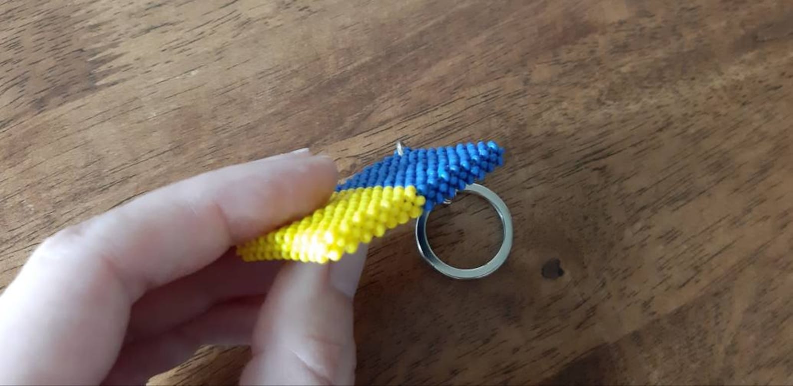 Ukraine Emblem Keychain. Ukraine Flag Keyring. Stand With Ukraine ...