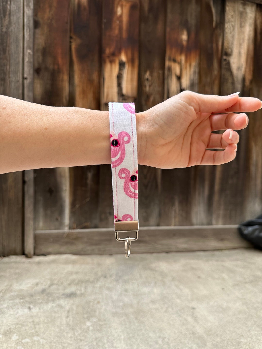 Barbie Dolls Girlie Fabric Key Fob Keychain for Holding Keys and More ...