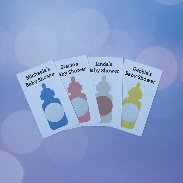 Baby Shower Scratch - Etsy