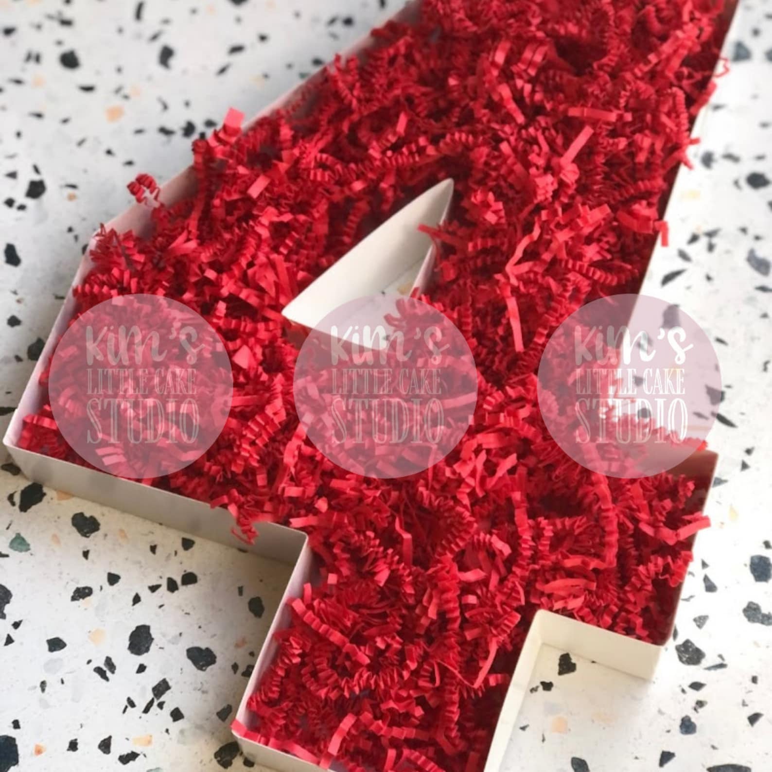 Letter or Number Fillable Box in White for Cupcakes Treats - Etsy