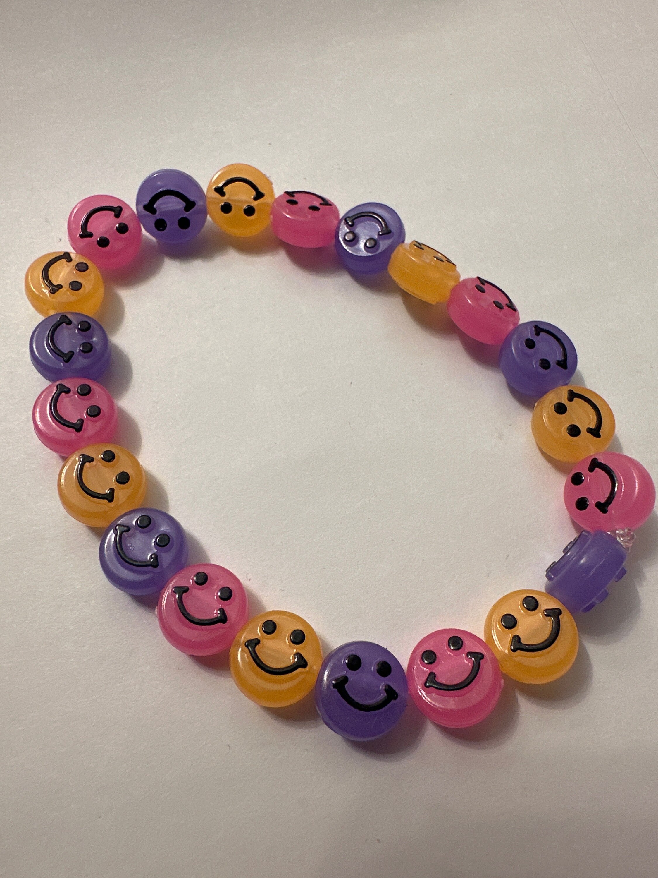 Smiley Face Bracelet - Etsy