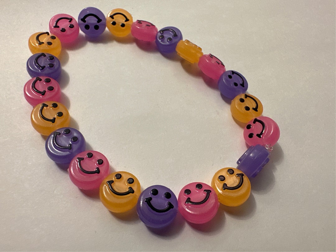 Smiley Face Bracelet - Etsy