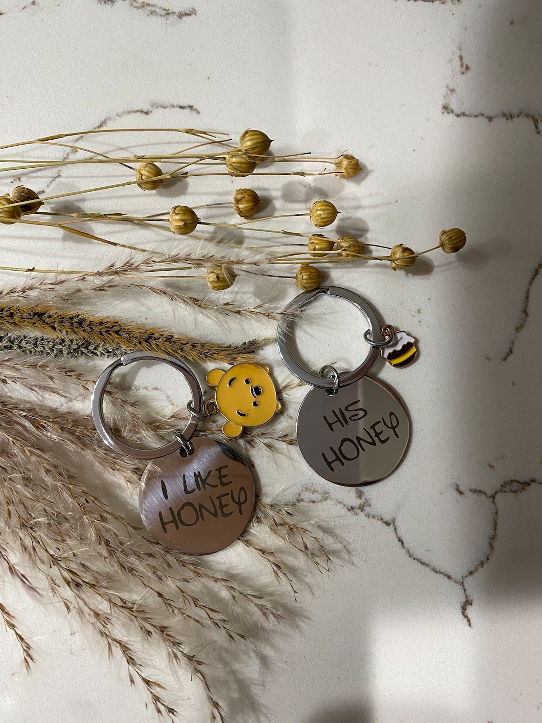 Winnie the Pooh Keychains - Etsy