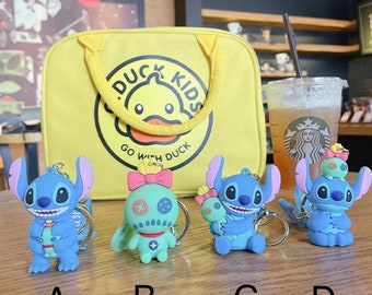 Mini Scrump Doll, Lilo and Stitch Amigurumi, Keychain Zipper Charm - Etsy