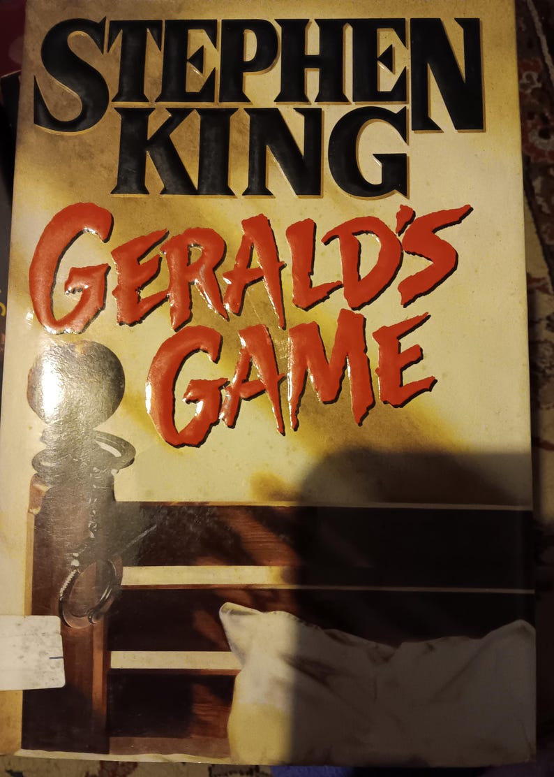 Stephen King Gerald's Game Book - Etsy