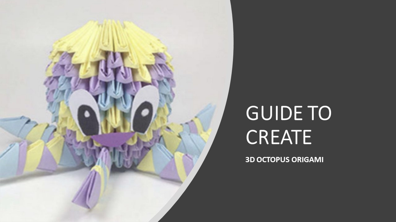 Guide to Paper 3D Origami Octopus - Etsy