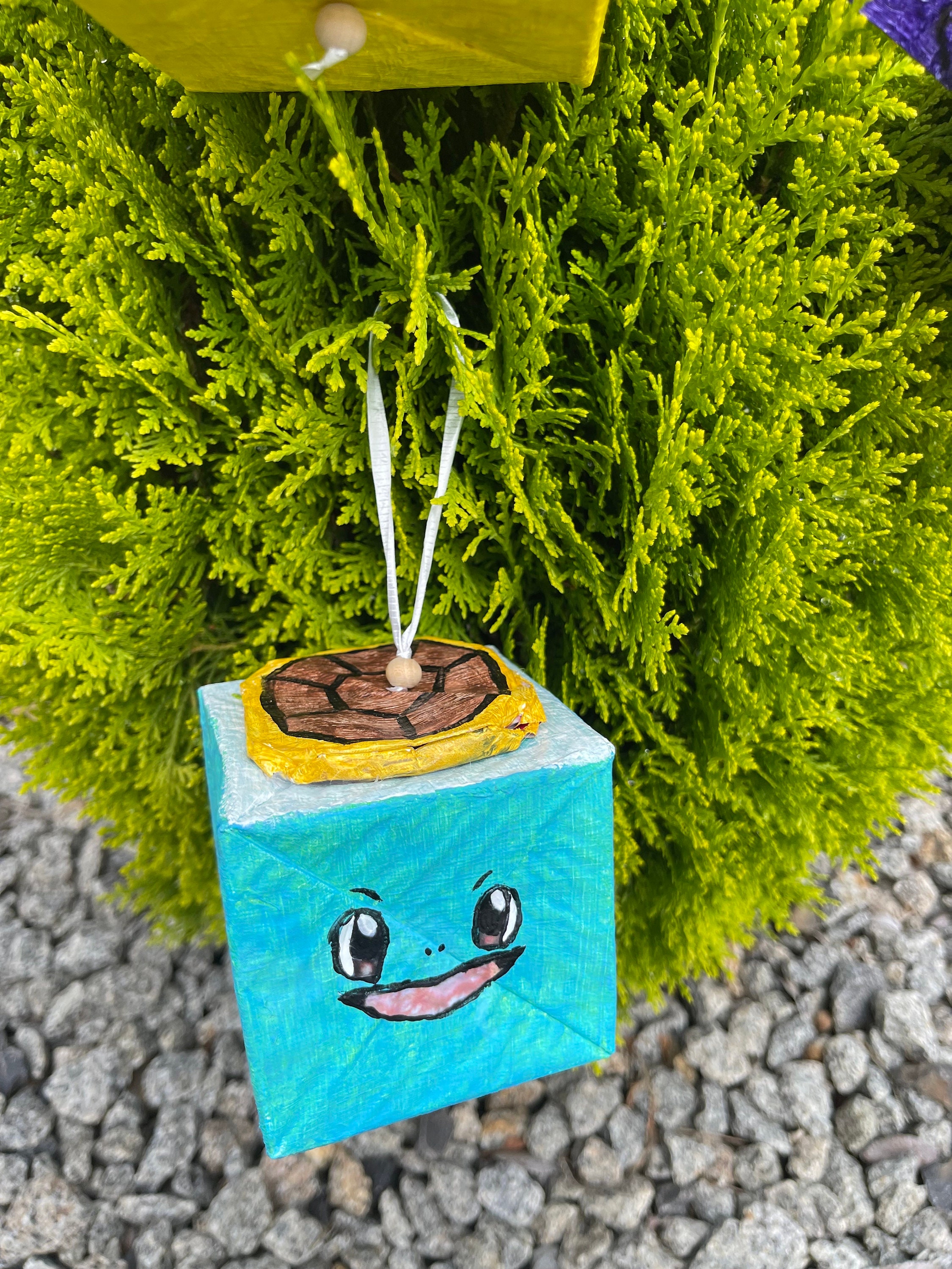 Eco-friendly Handpainted Origami Pokemon Cube Set of 6 Decoration ...