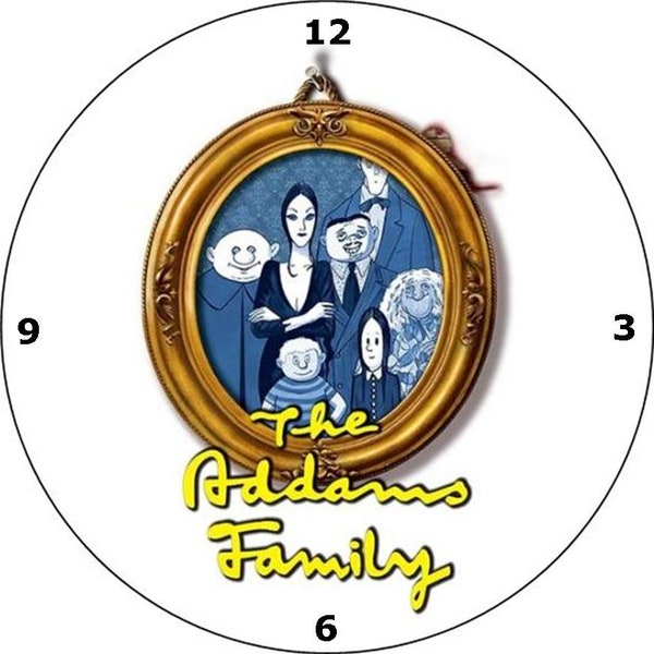 Addams Family Clock - Etsy