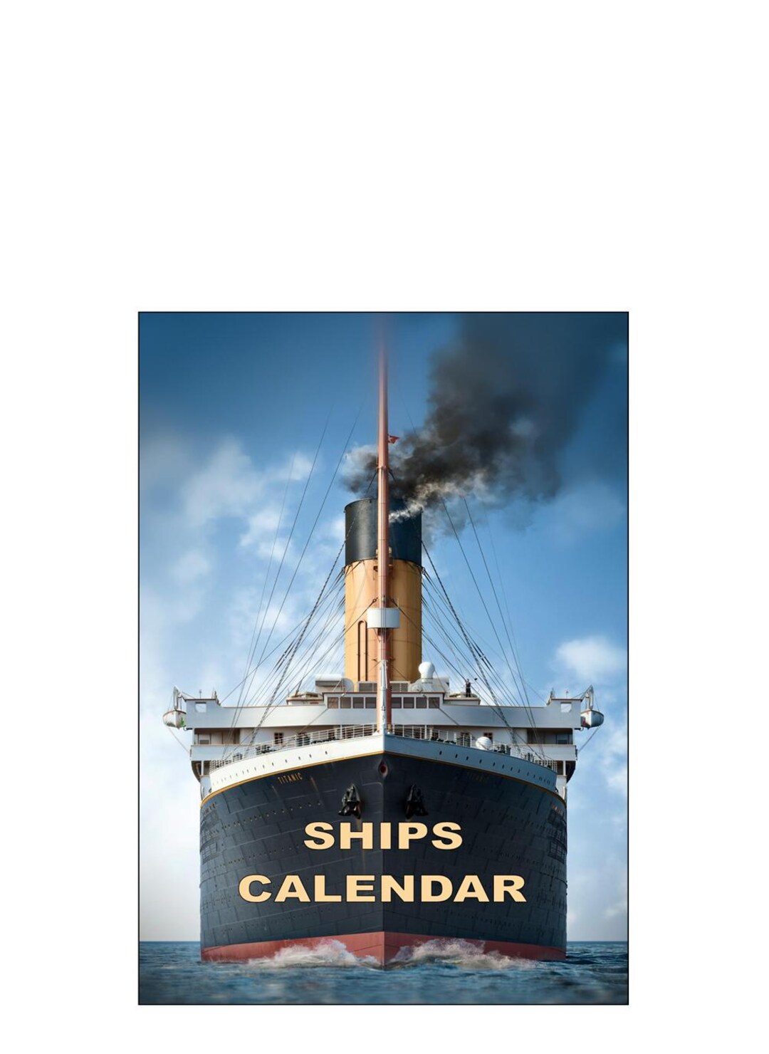 Ships Calendar 2026. A4 Wall Hanging - Etsy UK