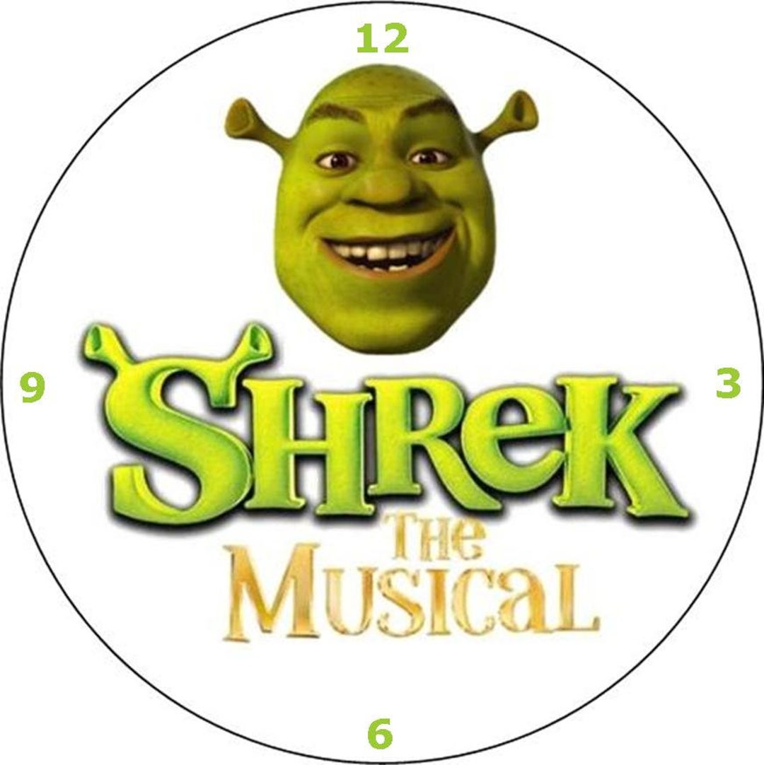 Shrek. the Musical. Wall Clock. - Etsy