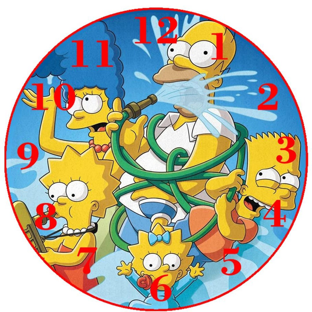 The Simpsons. Wall Clock. - Etsy
